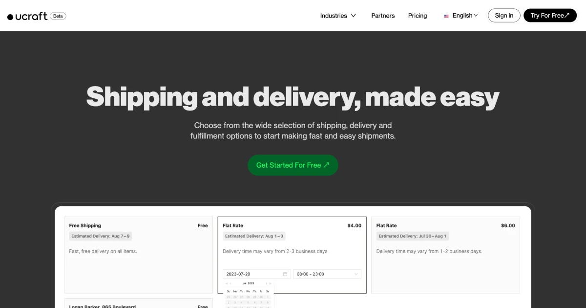 Everything You Need for Fast and Easy Shipping | Ucraft Next