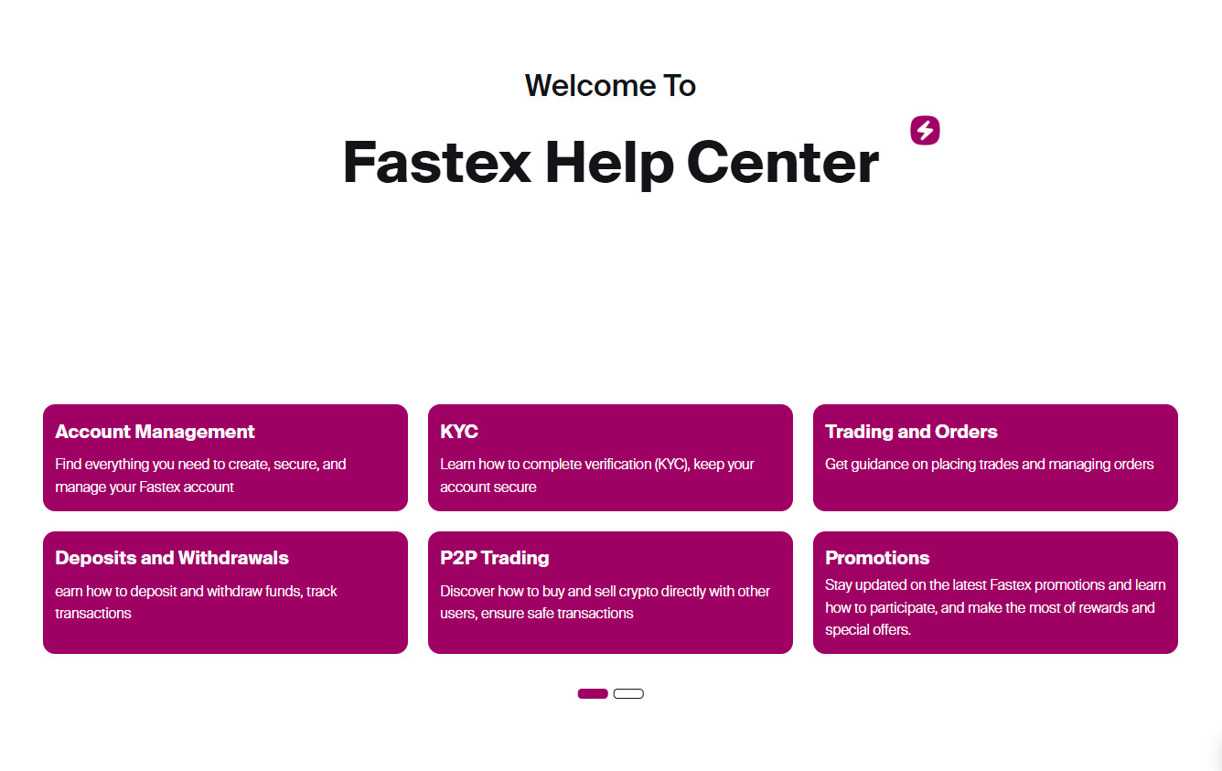 Help Center | Fastex