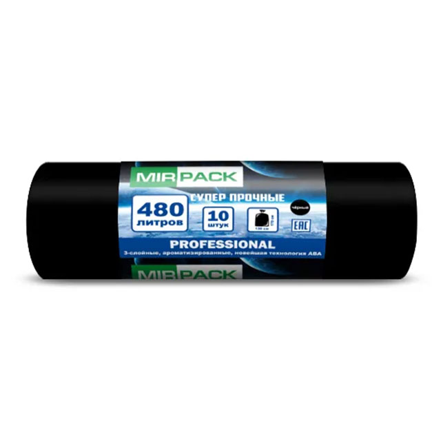 Garbage bag MirPack 480L "Professional" | ArvaProf